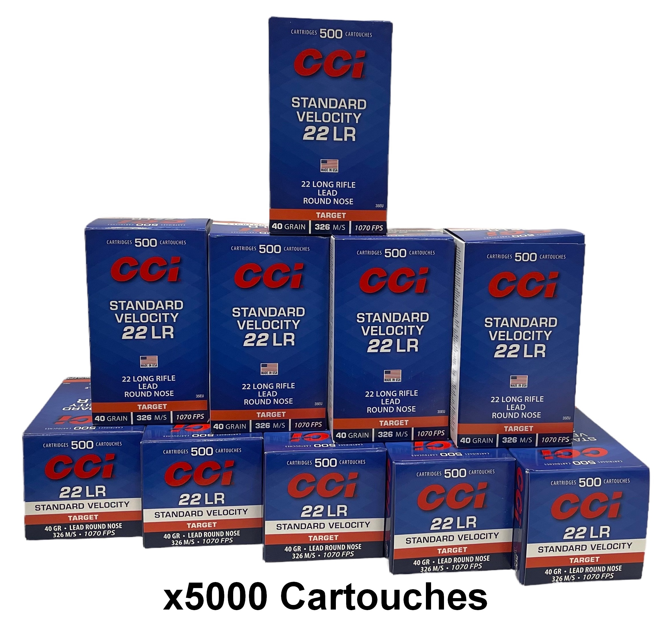 CCI 22lr Standard /5000 - Carabines de Tir sur armurerie-lavaux.com