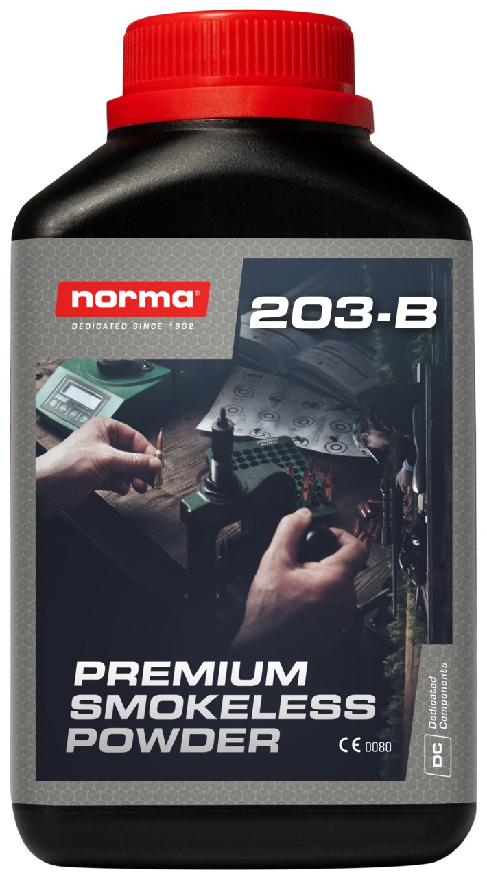 Poudre NORMA 203-B (bidon de 500 gr) - Rechargement sur armurerie ...