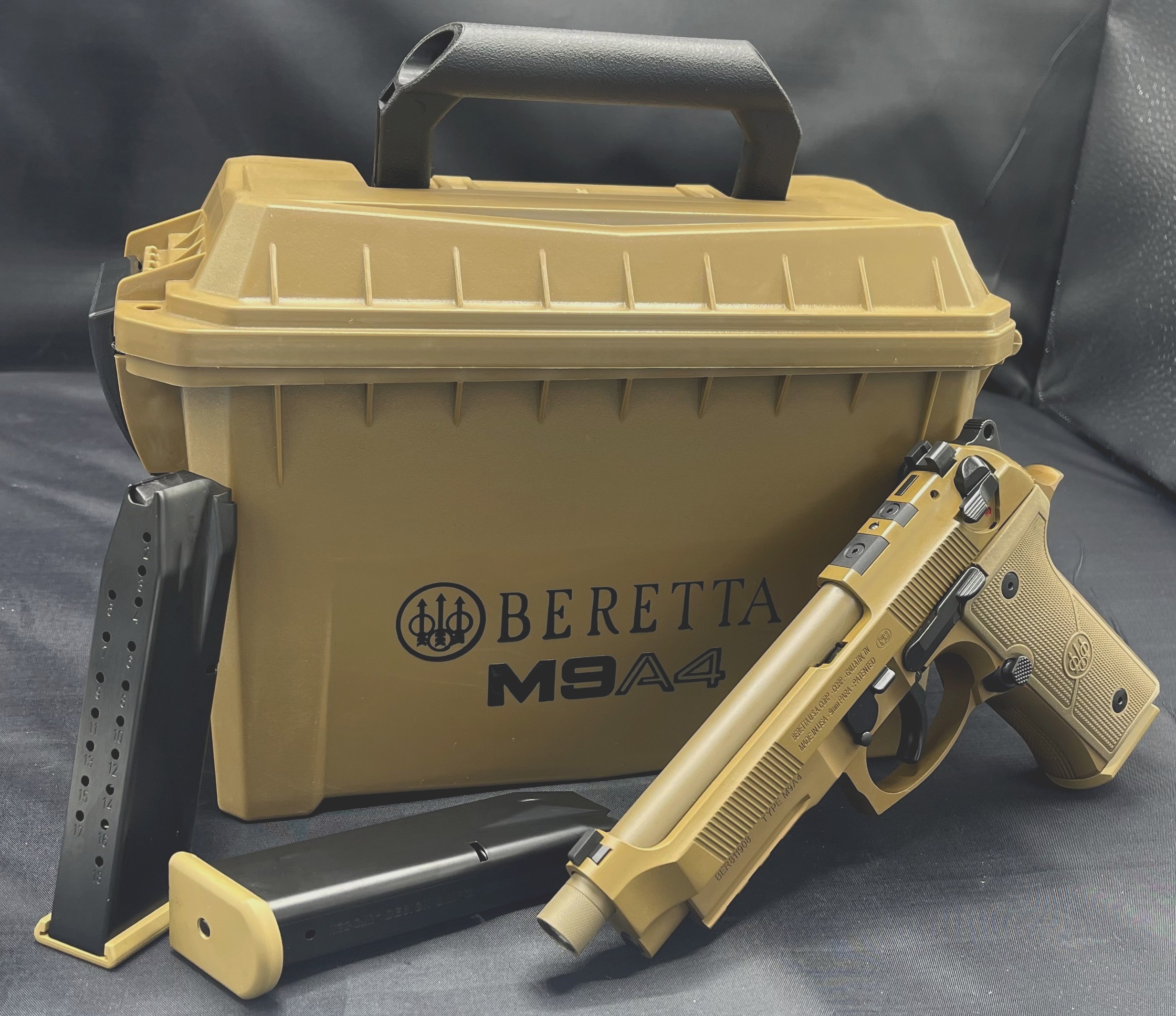 Pistolet BERETTA M9A4 Full Size FDE TAN Fileté calibre 9x19 - Armes ...