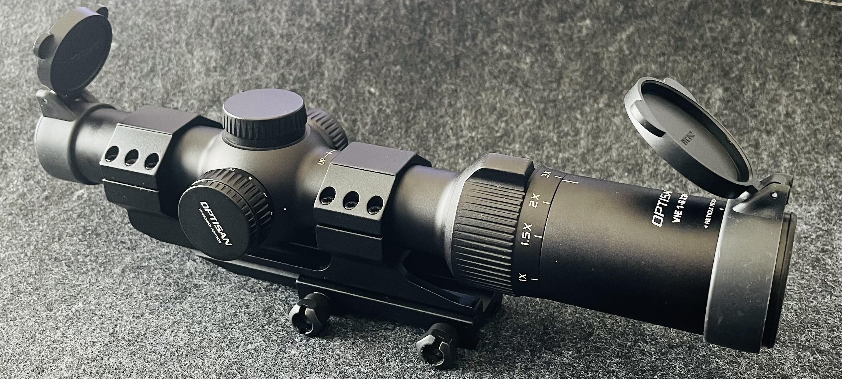 Lunette OPTISAN VIE 1-6x24 ret.4A1 avec montage "Occasion" - Armes catégorie B sur armurerie ...