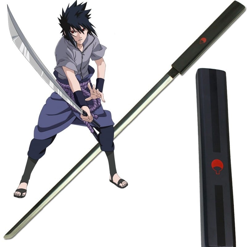 Katana Manga Shirasaya de Sasuké Naruto - Armes de loisirs sur ...