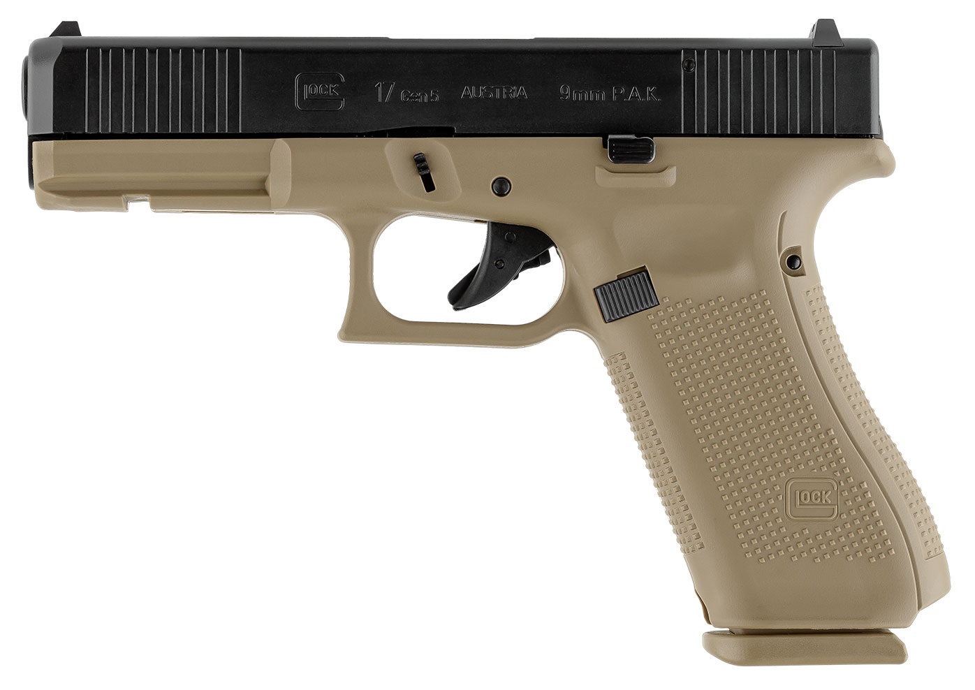 Pistolet GLOCK 17 Gen5 Coyote UMAREX cal.9mm P.A.K - Matériel de ...
