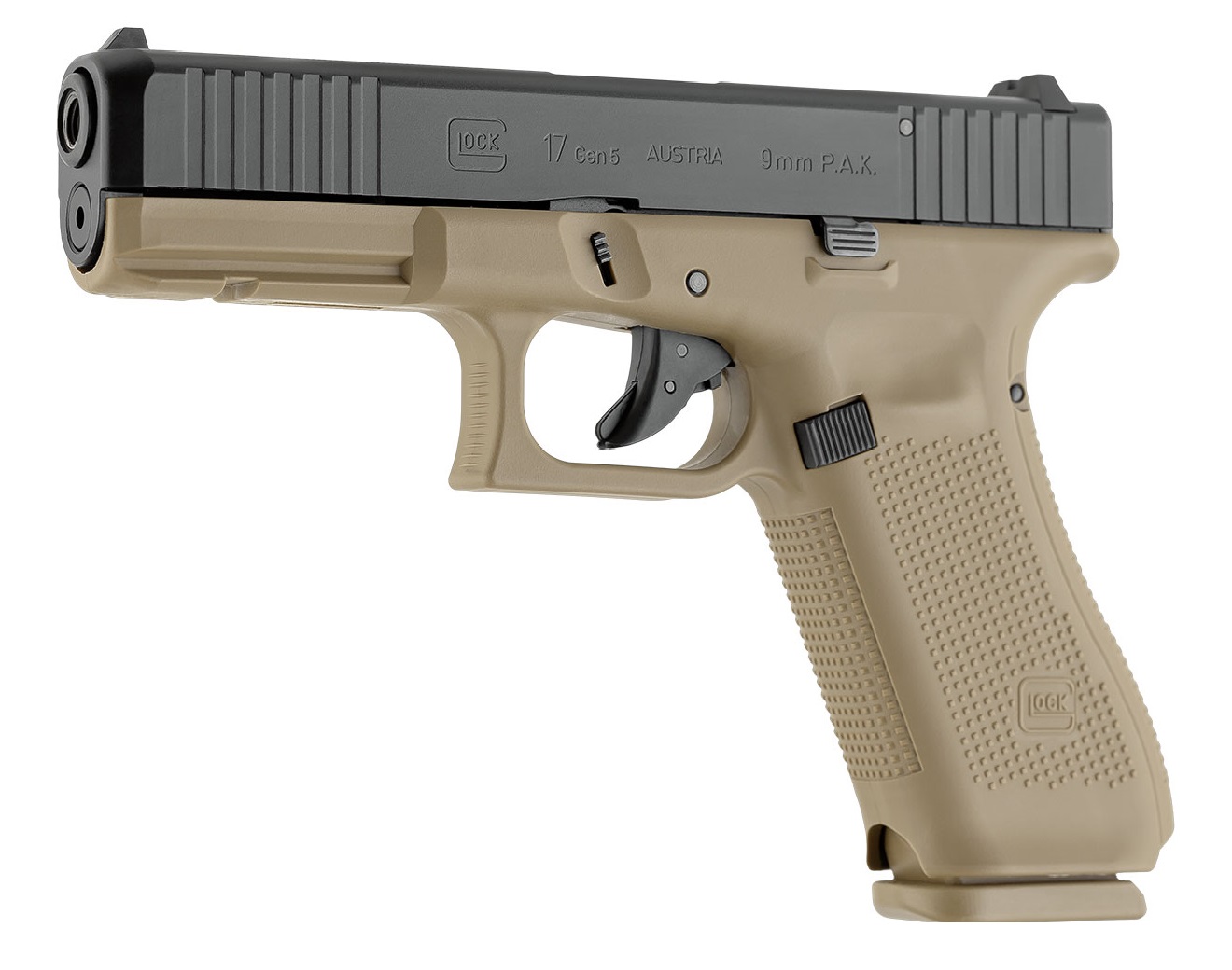 Pistolet GLOCK 17 Gen5 Coyote UMAREX cal.9mm P.A.K - Matériel de ...