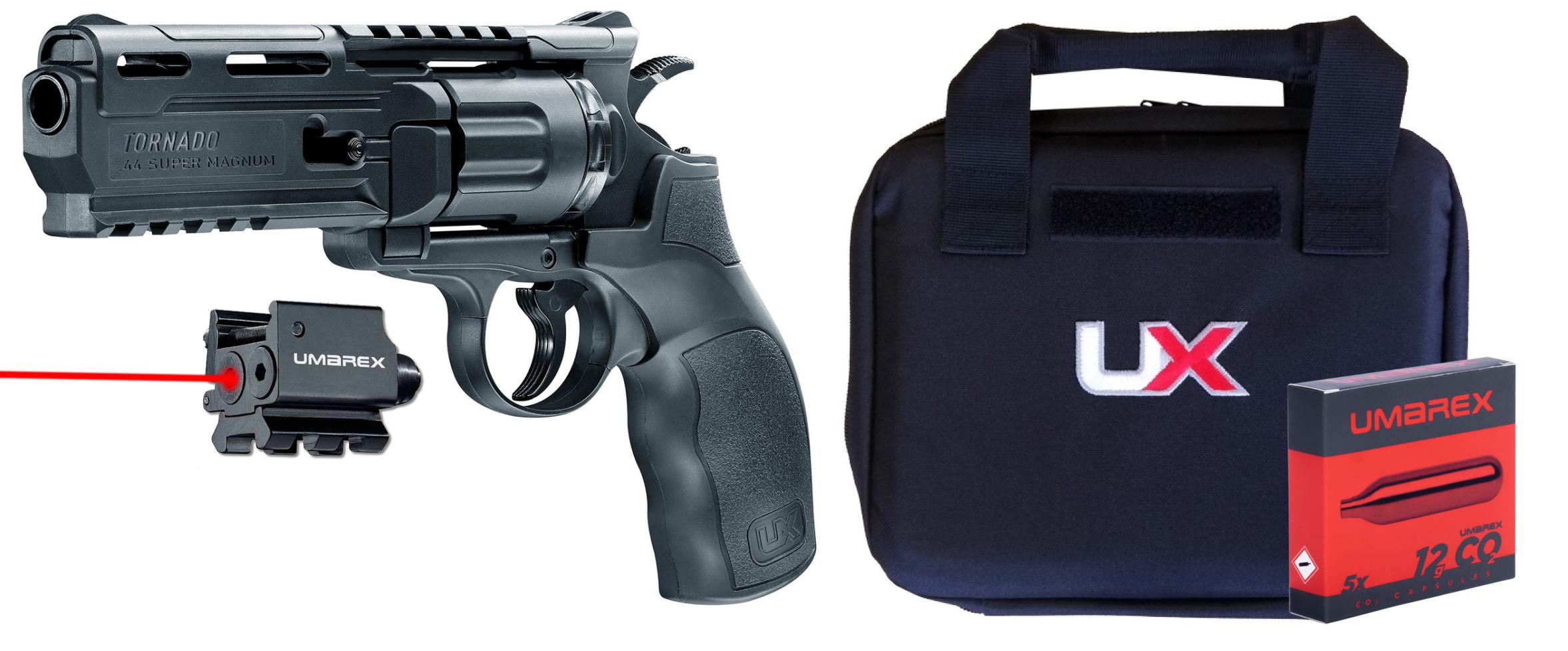 Revolver UX TORNADO .44 Super Magnum UMAREX cal.4,5mm BB'S "Pack Umarex ...