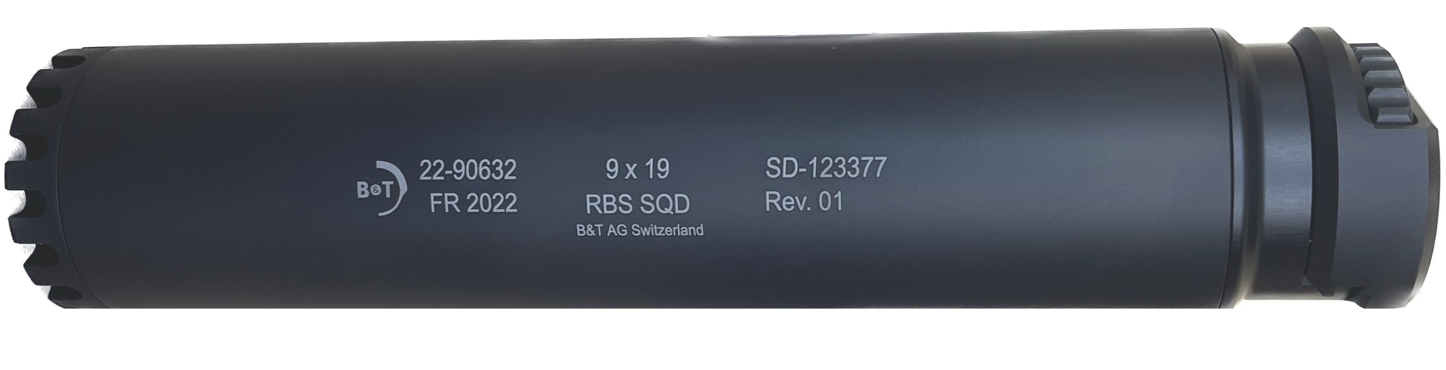 Silencieux BRUGGER & THOMET RBS SQD Tri-Lug pour APC9 - SPC9 - GHM9 ...