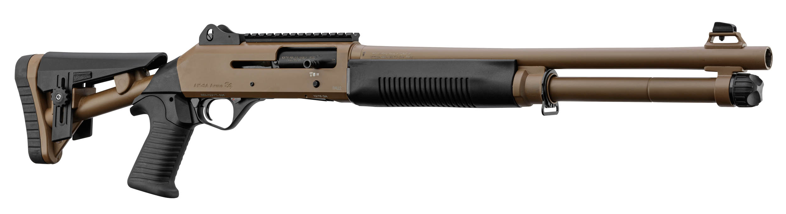 Fusil semi-automatique AKSA ARMS S4-FX03 TAN cal.12/76 (47cm) - Armes catégorie B sur armurerie ...