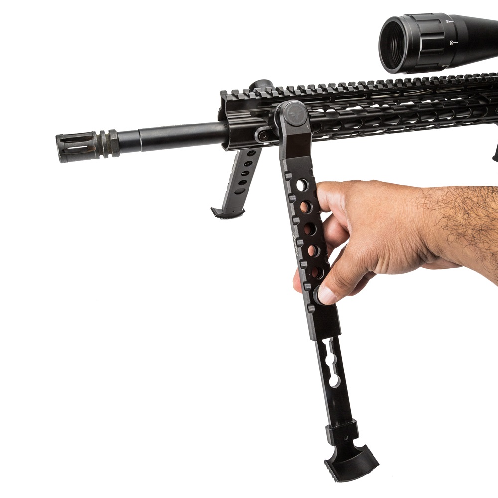 Bipied AR-15 FIREFIELD Fixation M-LOK 9-12" - Carabines de Tir sur armurerie-lavaux.com