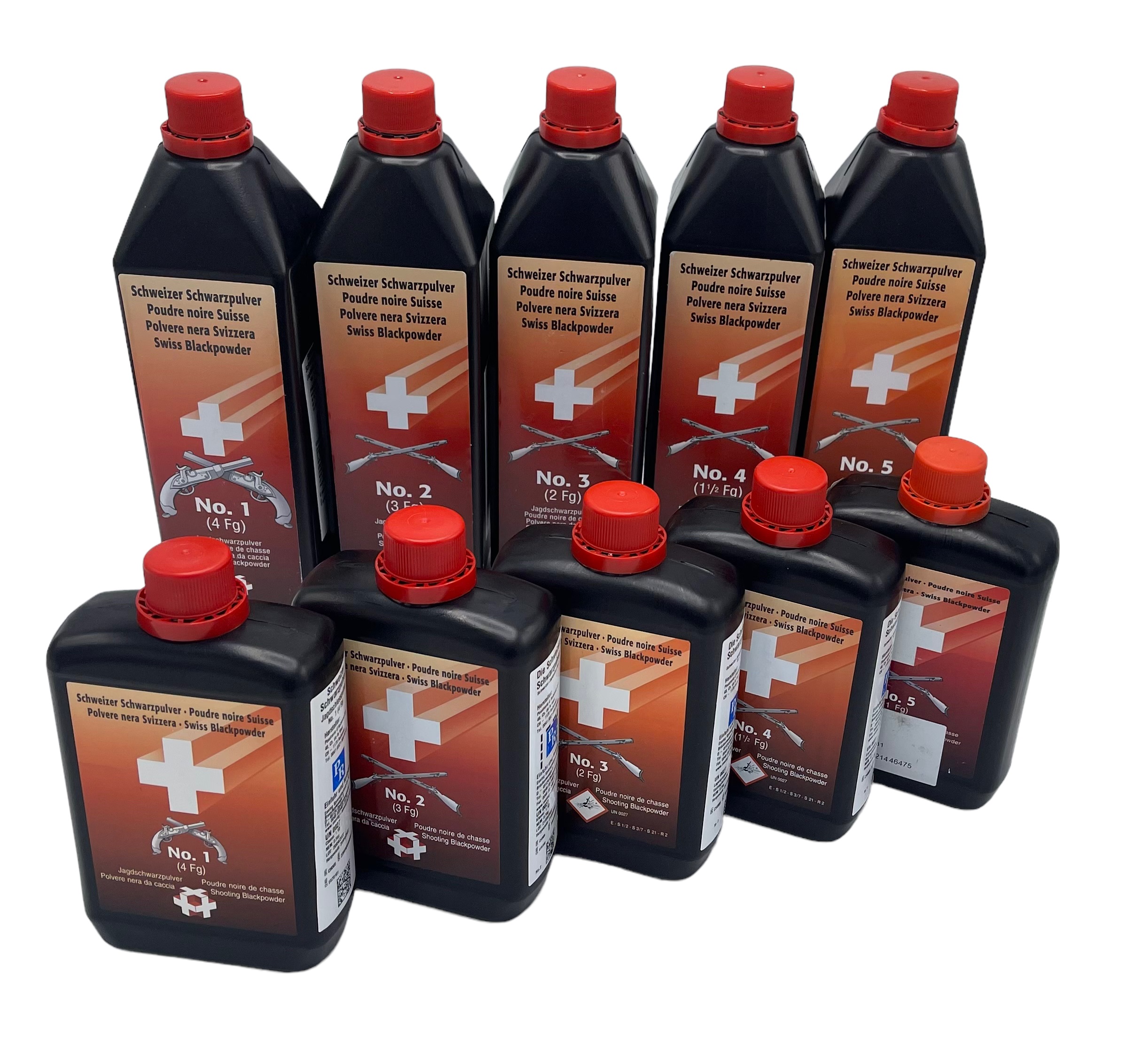 Bidon de poudre noire SUISSE No.1 - bidon de 1Kg - Rechargement sur ...