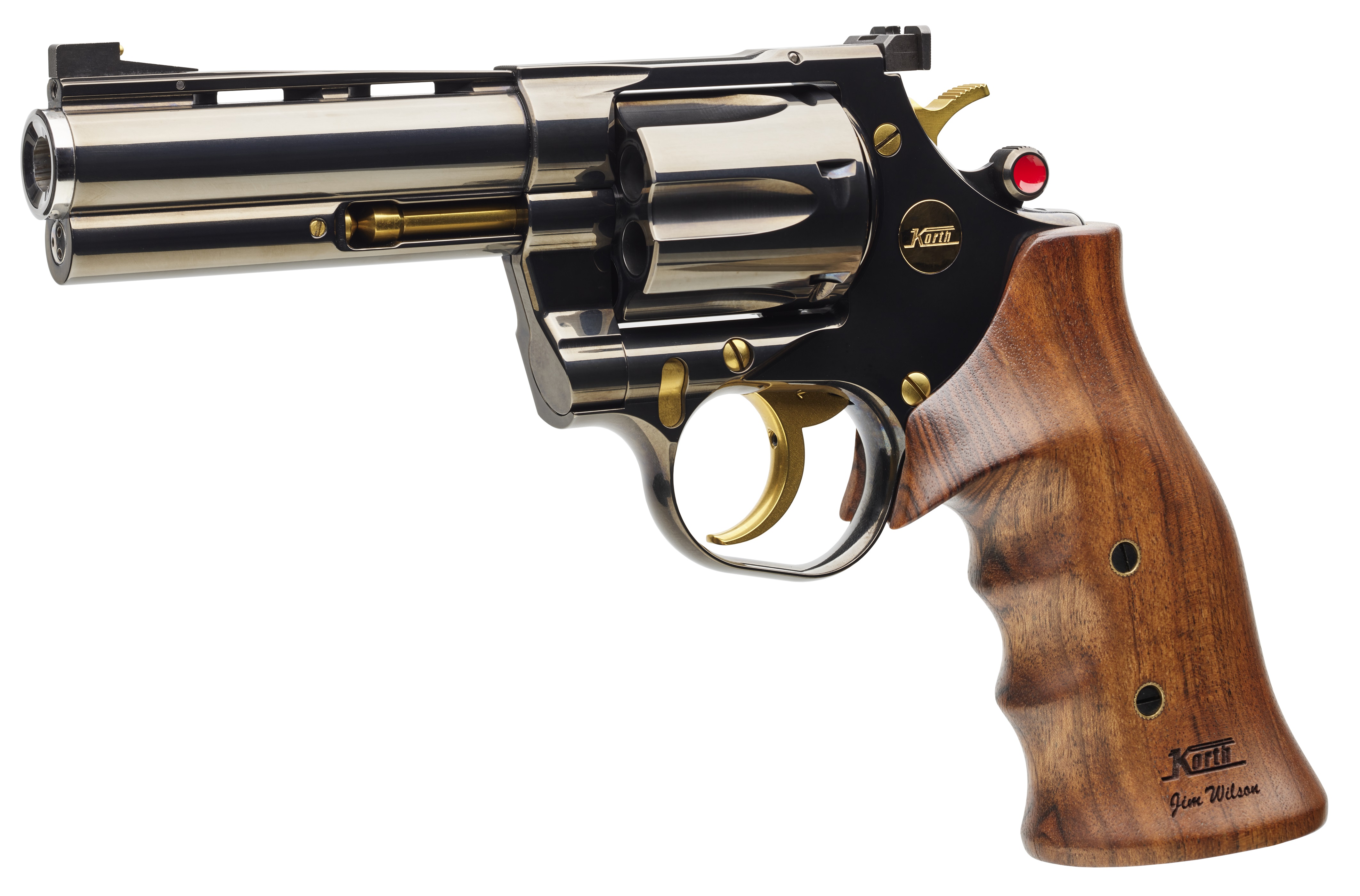 Revolver KORTH CLASSIC Glossy Black 4" LUXE cal.357 Magnum - Armes ...