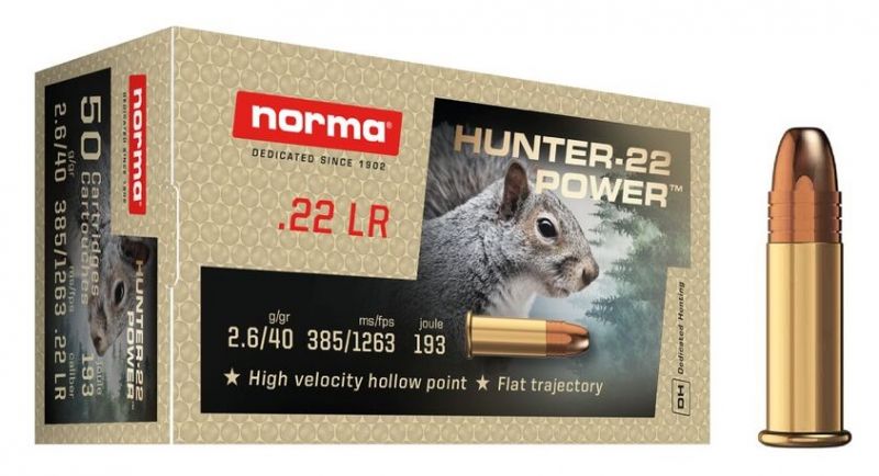 NORMA 22 Lr ECO POWER-22 Hyper Velocity Fragmentation /50 - Carabines ...