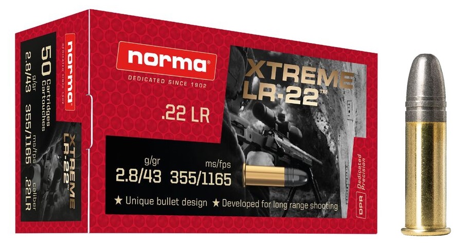 NORMA 22 Lr XTREME LR-22 (longue distance) /500 - Carabines de Tir sur armurerie-lavaux.com