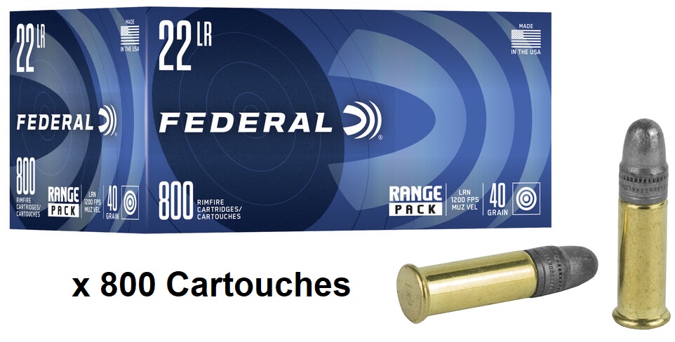 FEDERAL 22lr CHAMPION Training Hight Velocity /800 - Carabines de Tir ...