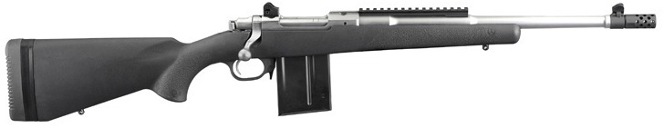 RUGER SCOUT Rifle Bronzé avec cache flamme cal.308 win - Carabines de ...