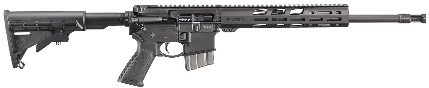 RUGER AR-556 Magpul MOE Black cal.300 AAC Blackout - Armes catégorie B ...