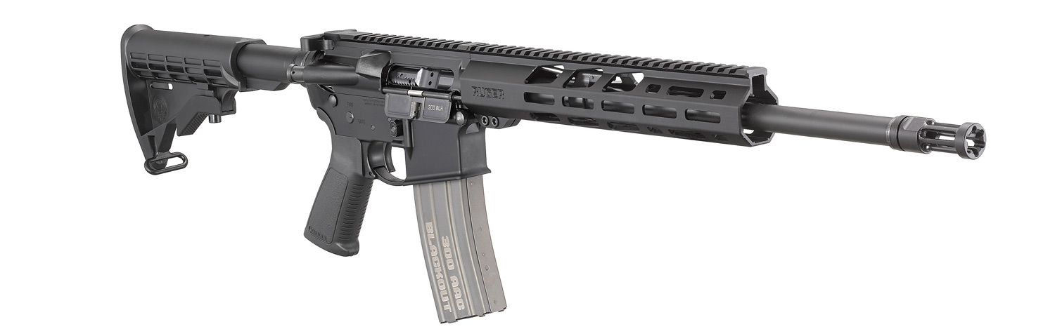 RUGER AR-556 Magpul MOE Black cal.300 AAC Blackout - Armes catégorie B ...