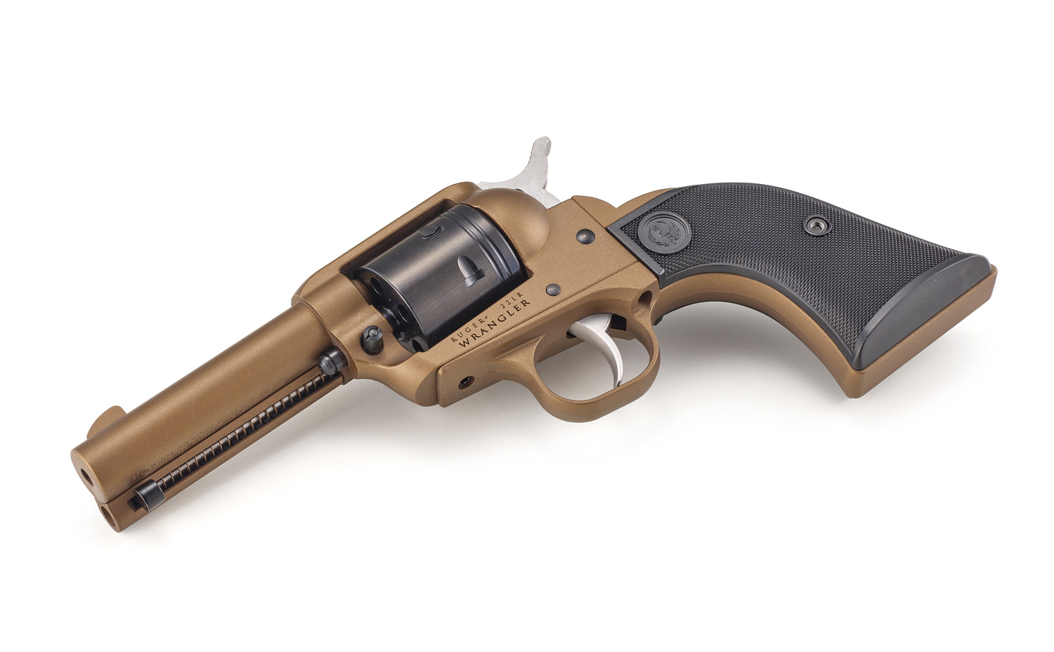 Revolver RUGER WRANGLER Burnt Bronze 3.75" calibre 22 Lr - Armes ...
