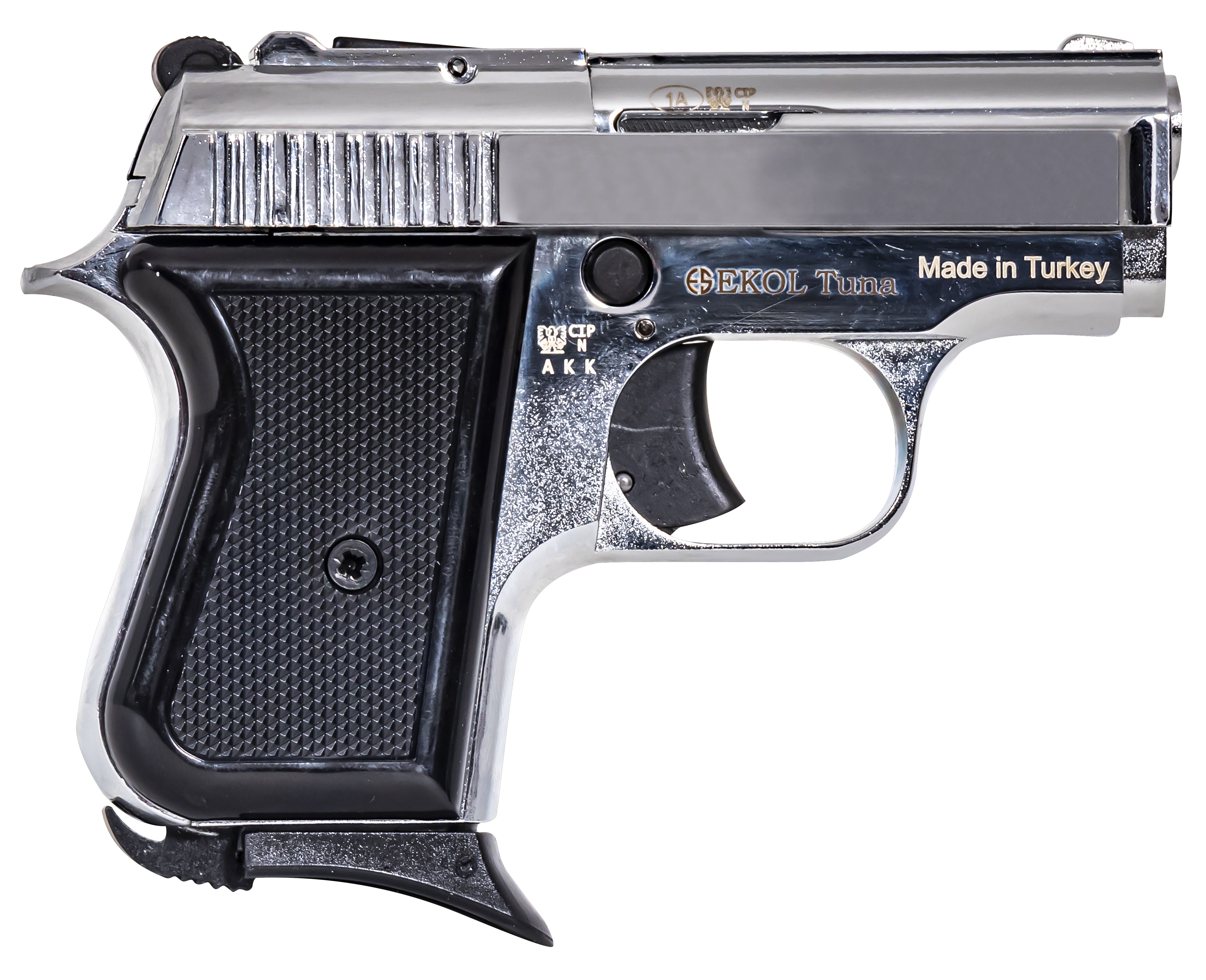 Pistolet d'alarme EKOL Tuna Chromé Cal.8mm PA - Matériel de défense sur ...
