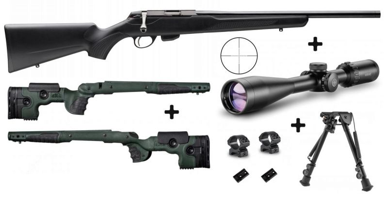 Carabine 22LR TIKKA T1x MTR "Pack GRS Vert Hawke Varmint 6-24x44 Half ...