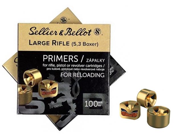 Amorces SELLIER BELLOT Large Rifle 5,3 /100 - Rechargement sur ...