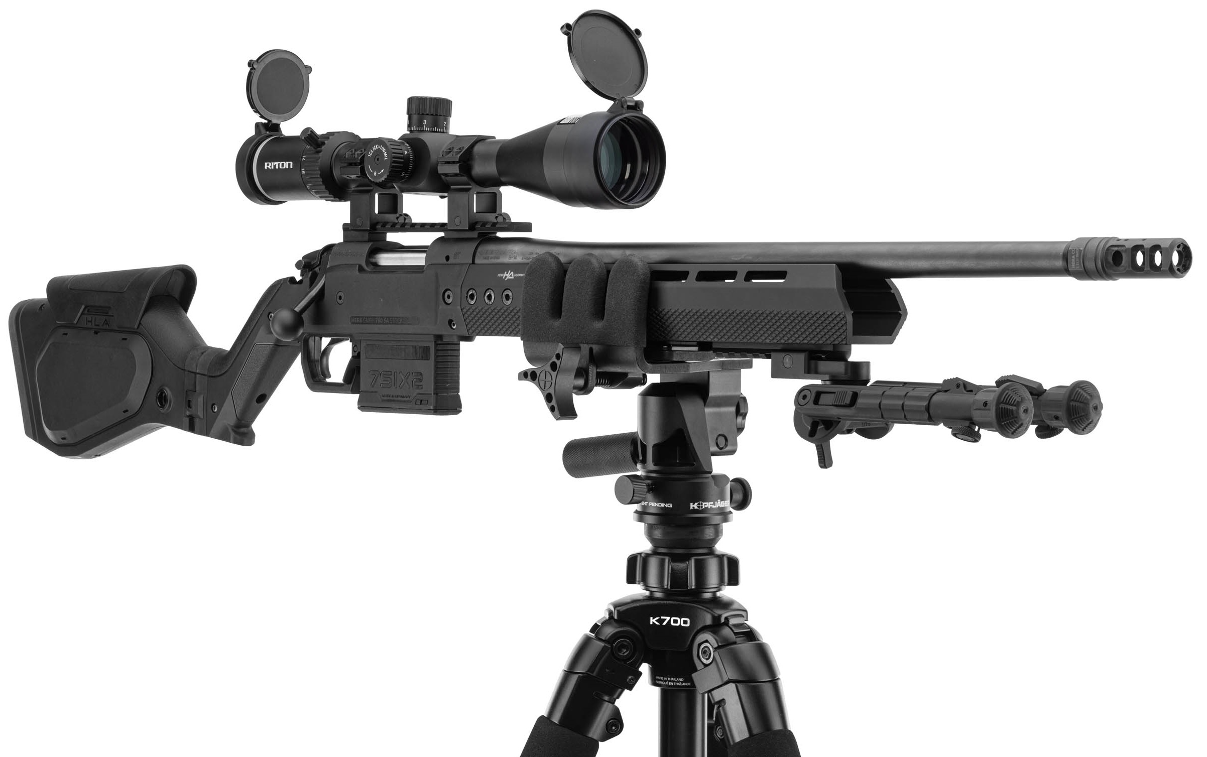 Trépied de tir KJI K700 Aluminium avec Tête Reaper Grip - Carabines de ...