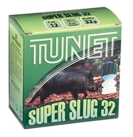 Balles TUNET Super Slug cal.12/70 (boite de 25) - Rayon Chasse sur ...