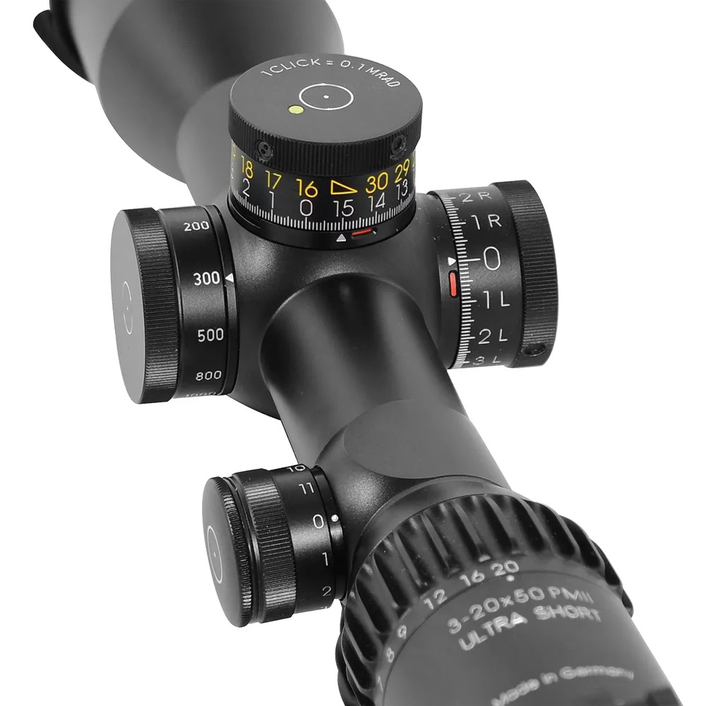 Lunette SCHMIDT & BENDER 3-20x50 PM II Ultra-Short LP ret.P4FL MTC CW ...