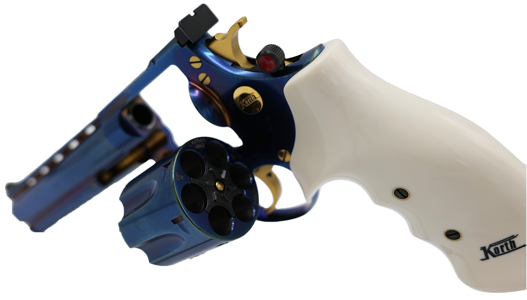 Revolver KORTH CLASSIC Glossy Blue 6" Limited Edition cal.357 Magnum ...
