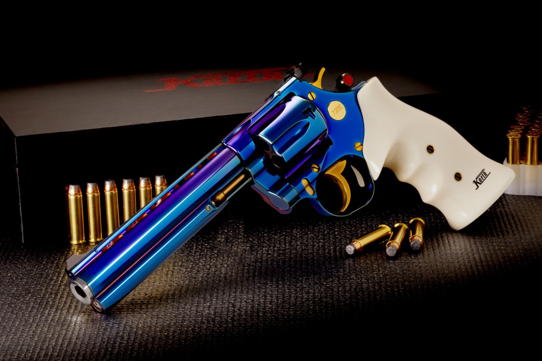Revolver KORTH CLASSIC Glossy Blue 6" Limited Edition cal.44 Rem Magnum ...
