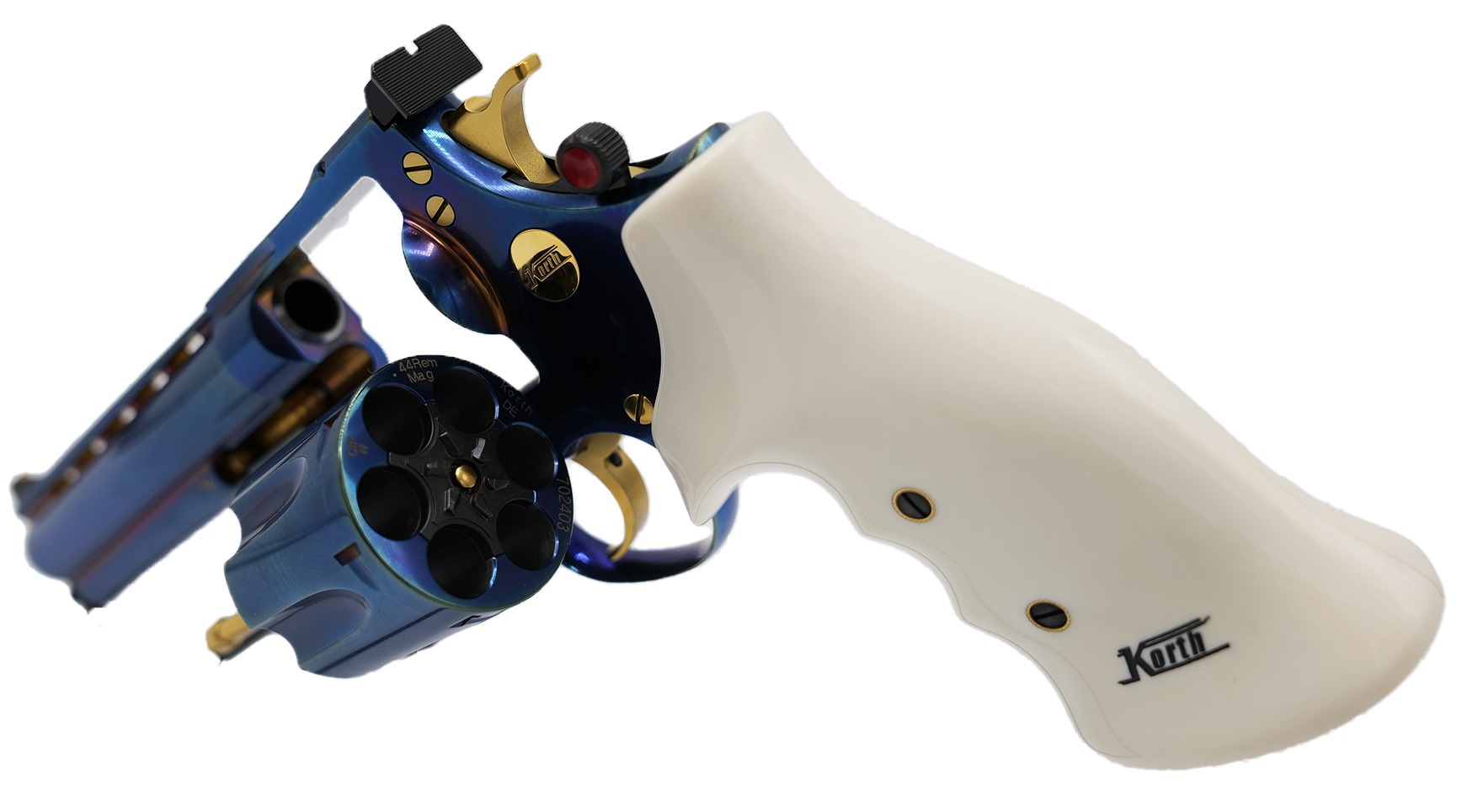 Revolver KORTH CLASSIC Glossy Blue 6" Limited Edition cal.44 Rem Magnum ...