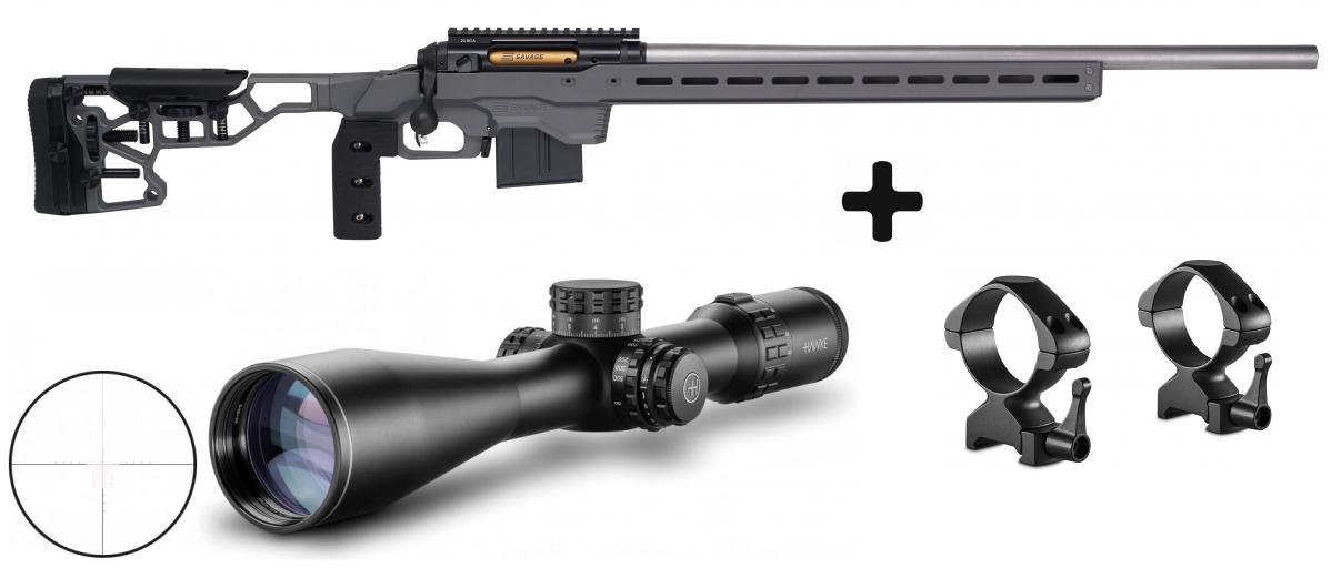 SAVAGE 110 ELITE PRECISION MDT ACC 30" cal.338 Lapua Mag "Pack HAWKE FRONTIER 34 5-30x56 FFP Mil ...