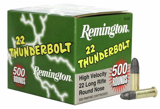 REMINGTON cal.22 Lr THUNDERBOLT High Velocity /500 - Carabines de Tir ...
