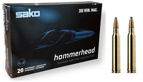 SAKO cal.300 Win Mag HAMMERHEAD 220 grains - 14.3 grammes /20 - Rayon ...