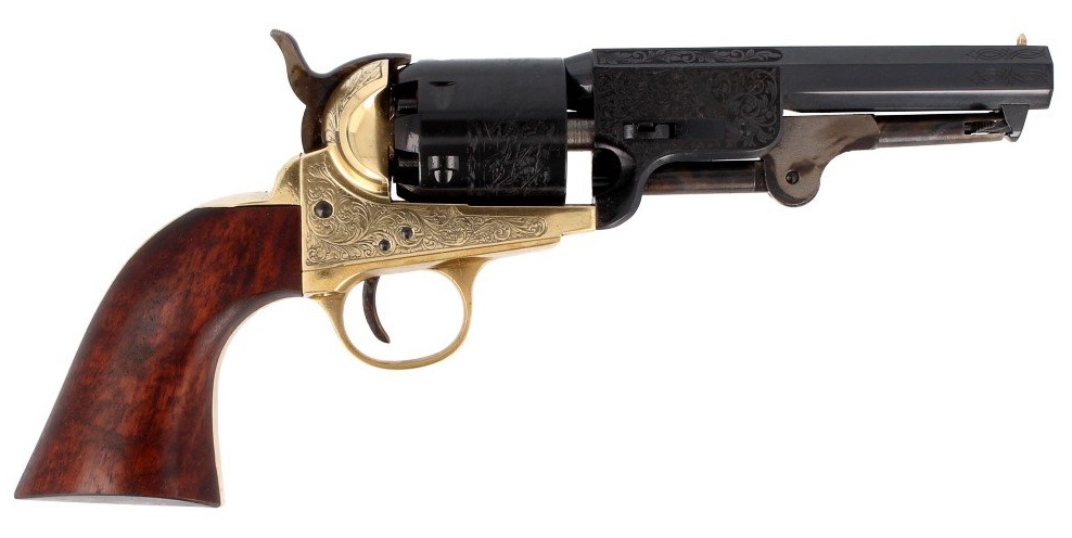 Revolver à Poudre Noire Pietta 1851 Reb Nord Navy Sheriff DeLuxe "RLS36 ...