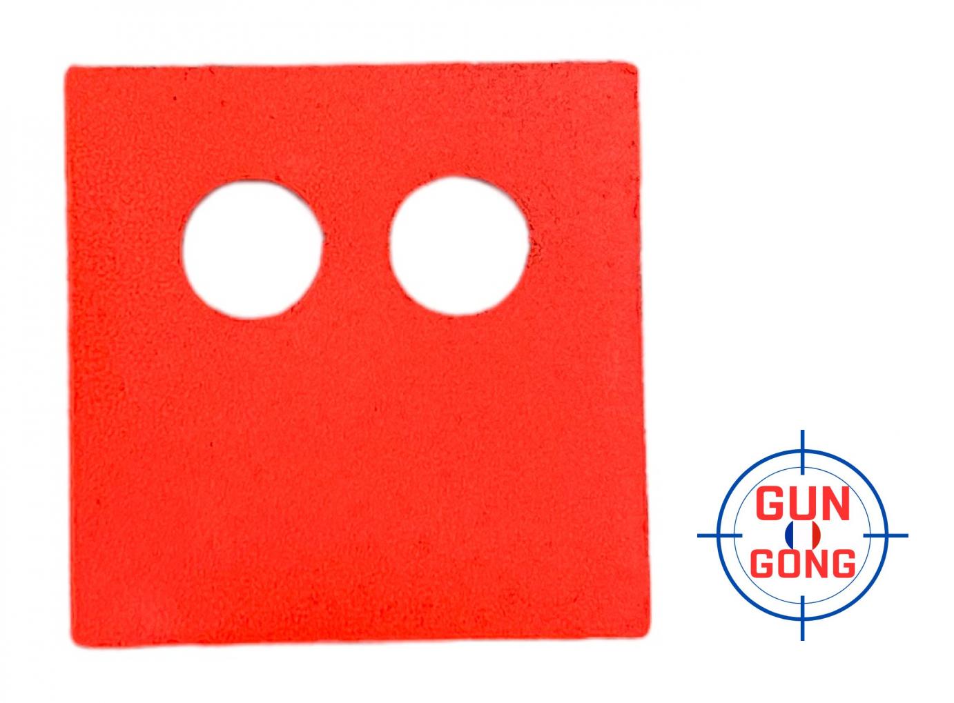 Gong de Tir CARRE 50x50 HARDOX 500 GUN GONG - 10mm - Armes de loisirs ...