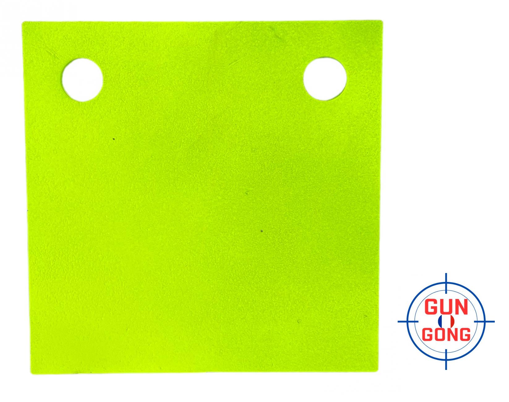 Gong de Tir CARRE 100x100 HARDOX 500 GUN GONG - 6mm - Armes de loisirs ...