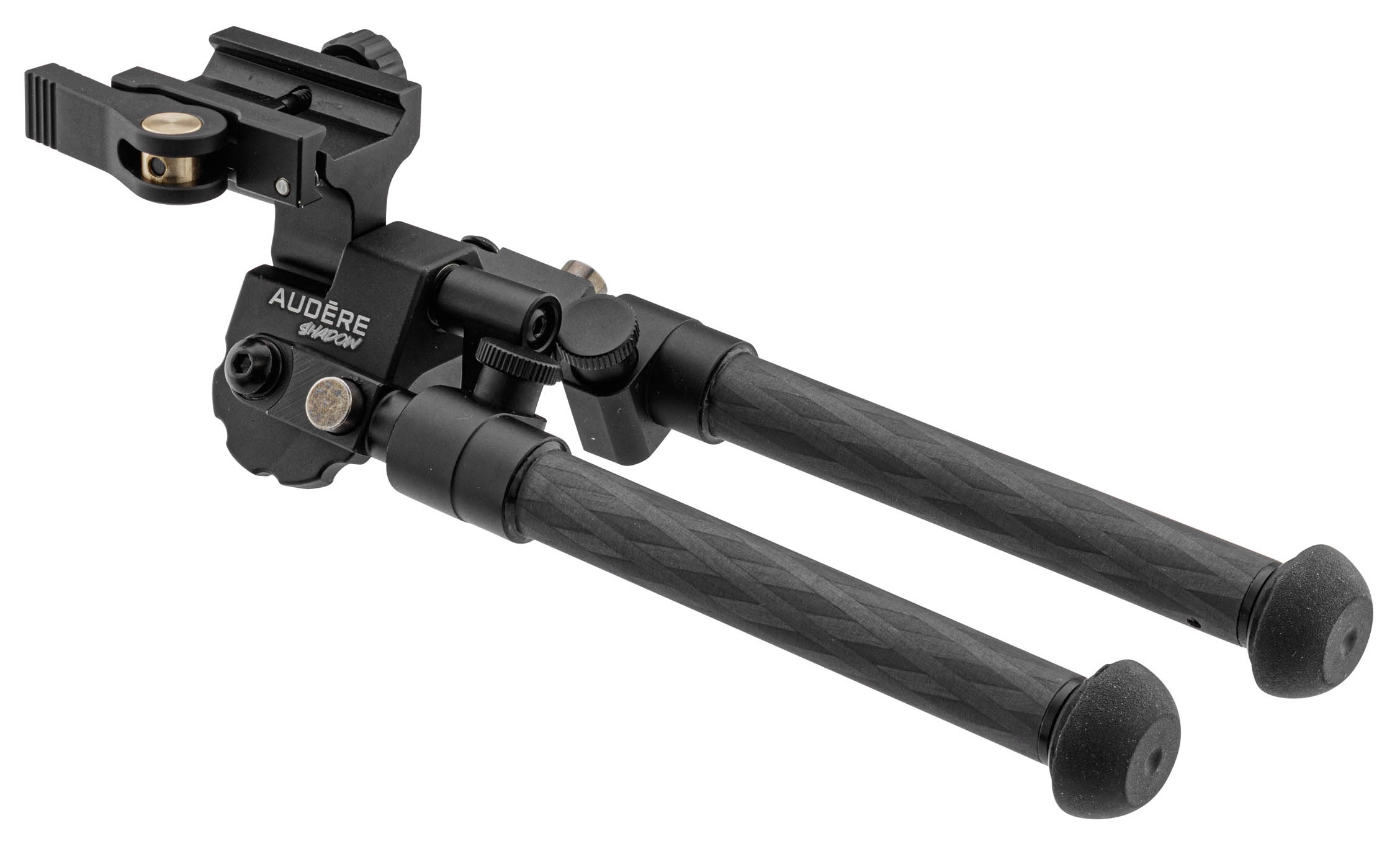 Bipied AUDERE Shadow Carbon Fixation PICATINNY 7,6-9,6" - Carabines de Tir sur armurerie-lavaux.com