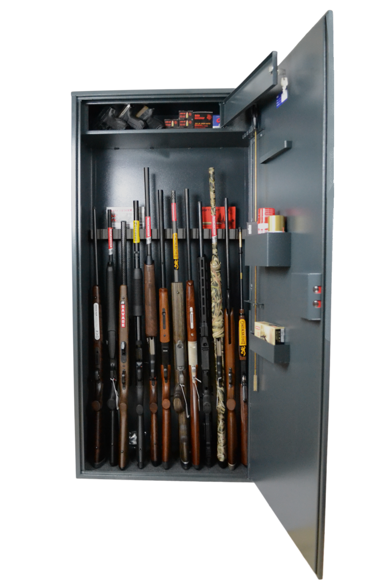 Coffre WE PROTECT Classic 18 armes avec lunettes + coffre intérieur ...