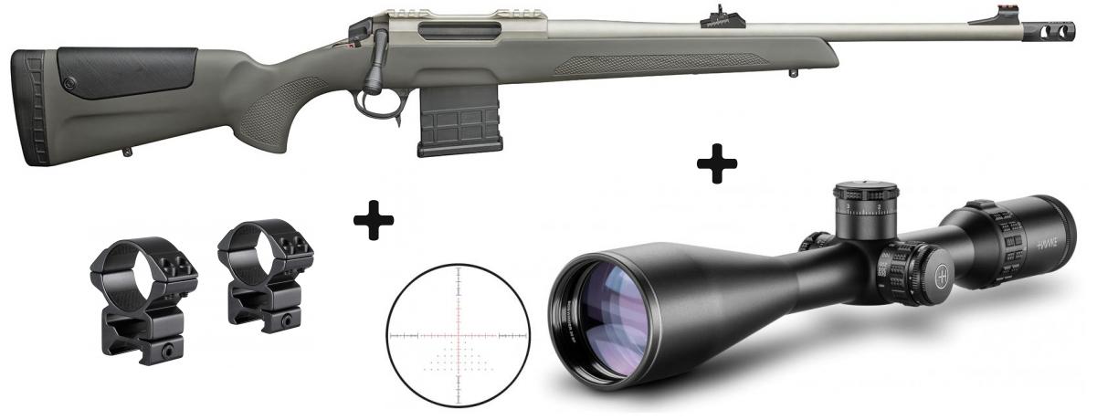 SABATTI ROVER Alaskan 24" cal.300 Win Mag "Pack HAWKE SIDEWINDER 30 SF ...