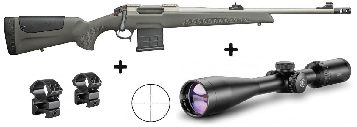 SABATTI ROVER Alaskan 24" cal.300 Win Mag "Pack HAWKE VANTAGE SF 6 ...