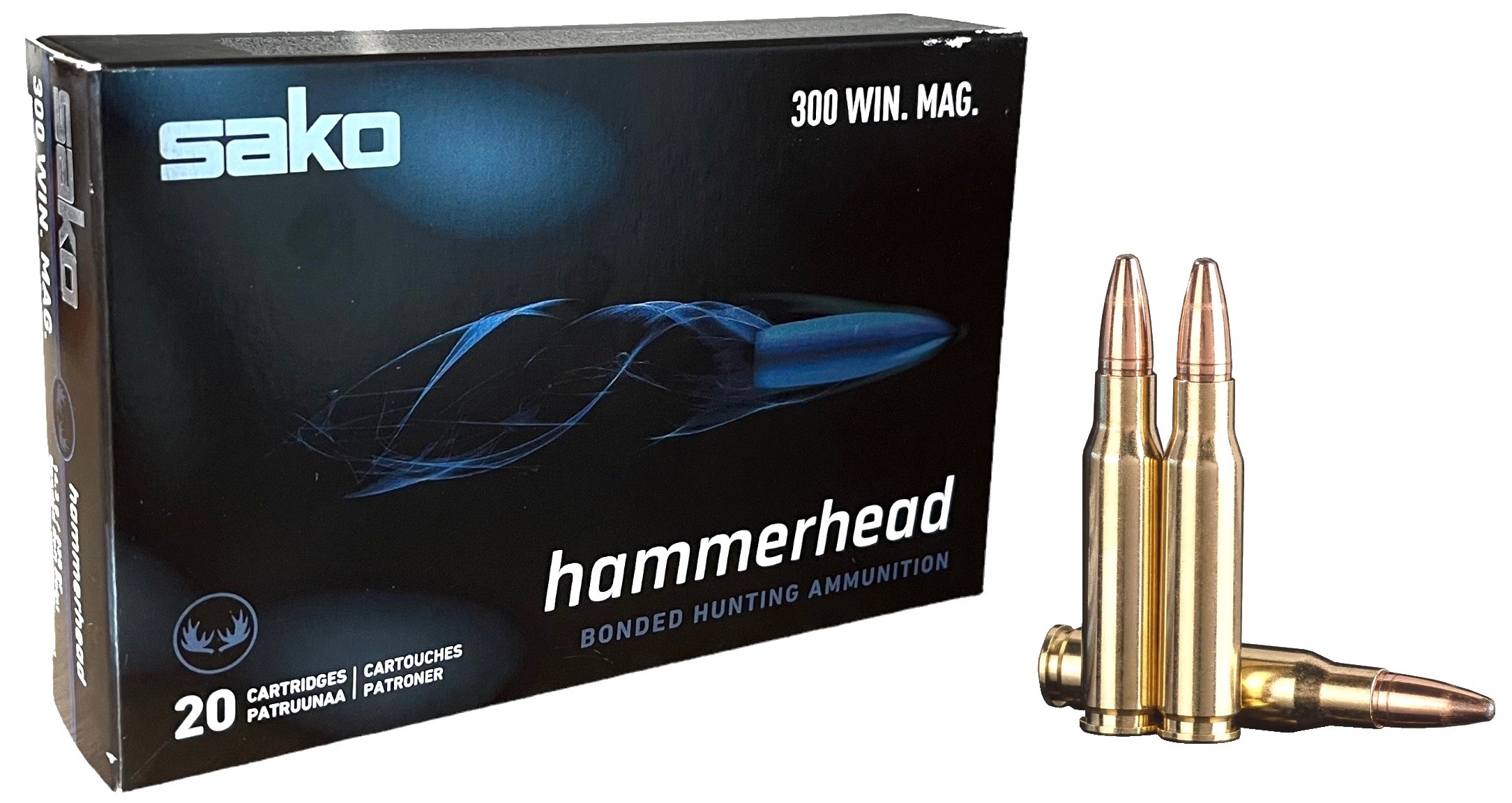SAKO cal.300 Win Mag Super HAMMERHEAD 180 grains - 11.7 grammes /20 ...
