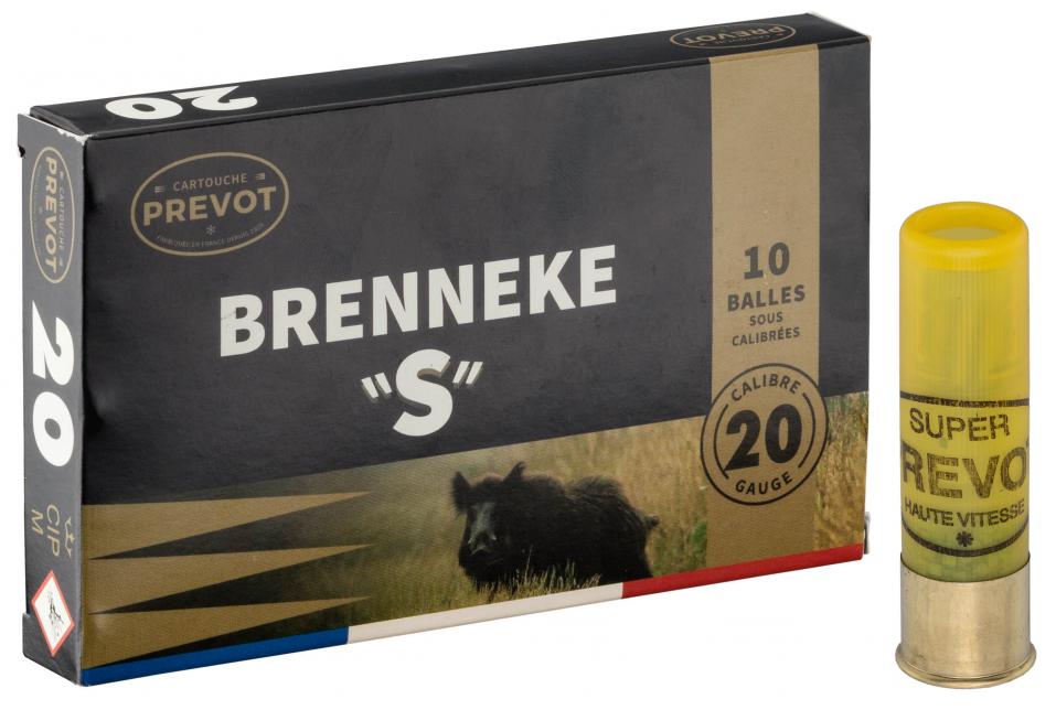 Balles PREVOT BRENNEKE "S" cal.20/76 (boite de 10) - Rayon Chasse sur ...