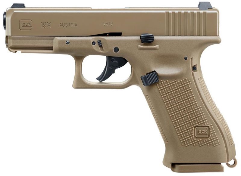 Pistolet GLOCK 19X COYOTE UMAREX cal.4,5mm BB'S - Armes de loisirs sur ...