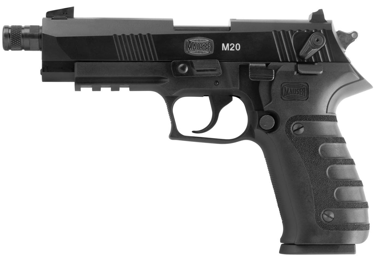 Pistolet MAUSER M20 SD Fileté cal.22 Lr - Armes catégorie B sur armurerie-lavaux.com