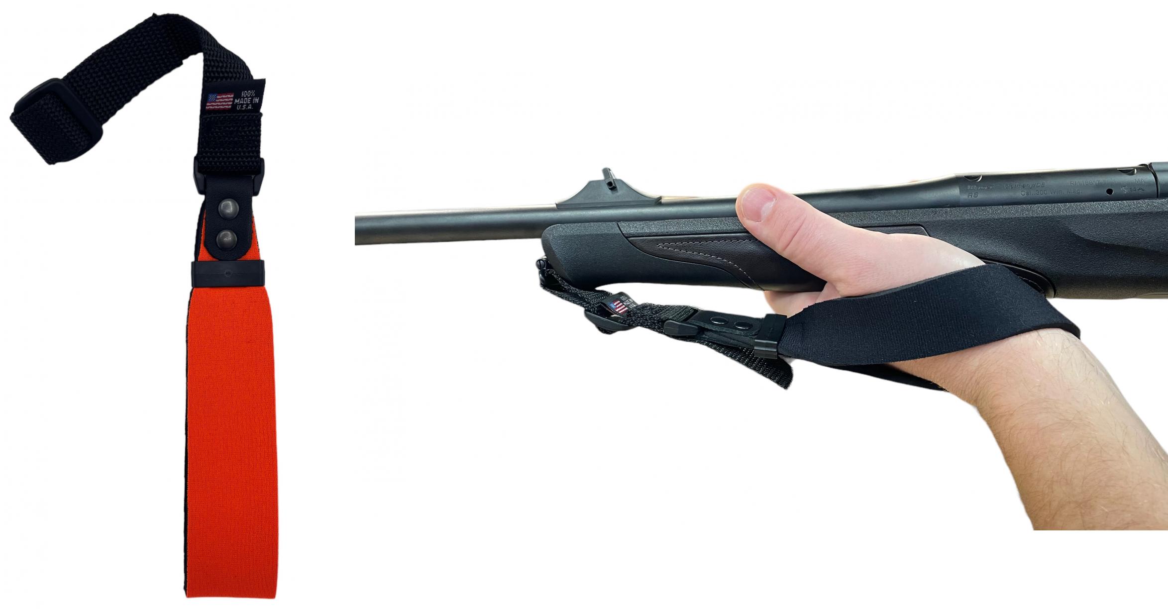 Dragonne de chasse Néoprène Orange OpTech USA pour carabine - Rayon ...