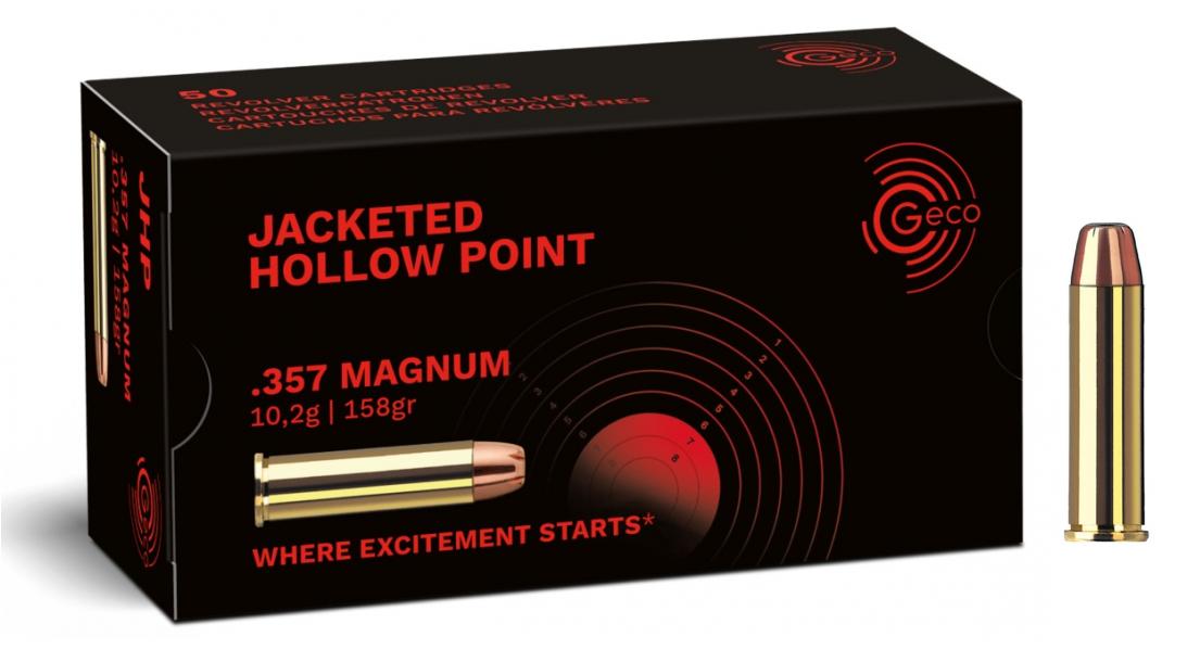 GECO cal.357 Magnum JHP Jacket Hollow Point /1000 - Armes catégorie B ...