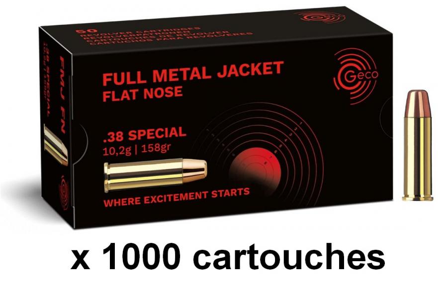GECO cal.38 Spécial FMJ Flat Nose /1000 - Armes catégorie B sur ...