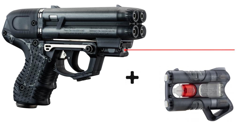 "PACK" Pistolet 4 coups Jet Protecteur JPX 6 Laser - Guardian Angel III ...