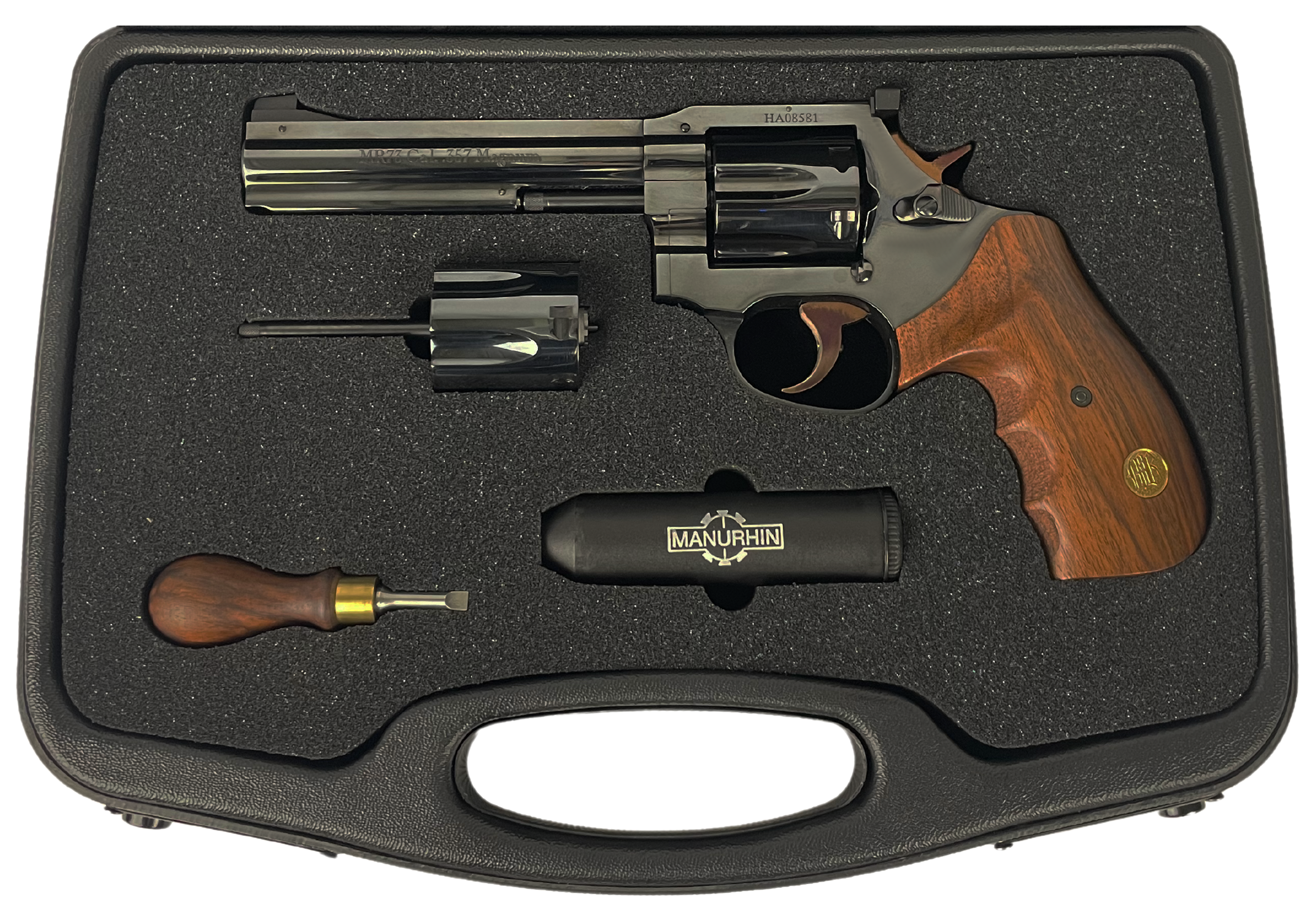 Revolver MANURHIN MR73 5"1/4 cal.357 Mag (Barillet supplémentaire 9x19 ...
