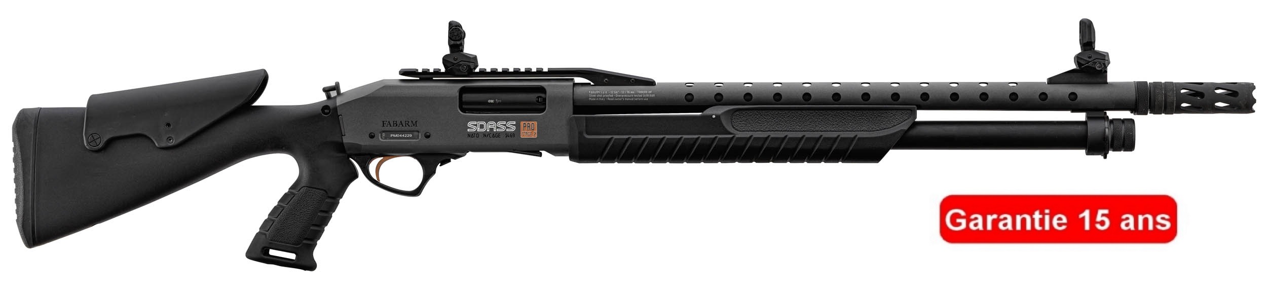 Fusil à pompe FABARM SDASS Pro Forces Stage-2 cal.12/76 - Carabines de ...