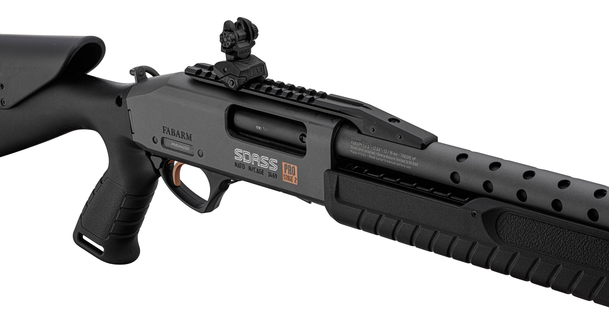 Fusil à pompe FABARM SDASS Pro Forces Stage-2 cal.12/76 - Carabines de ...